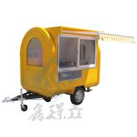 China Customized Coffee Bar Cart Trailer Used Food Trucks Mobile Food Cart Van in Germany for sale