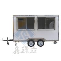 China Customized Coffee Bar Cart Trailer Used Food Trucks Mobile Food Cart Van in Germany for sale