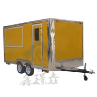 China Customized Coffee Bar Cart Trailer Used Food Trucks Mobile Food Cart Van in Germany for sale
