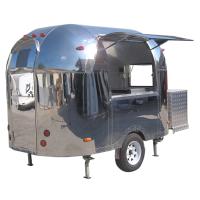 China 1.5kw Mobile Canteen Trucks with Video Technical Support Vintage Airstream Truck for sale