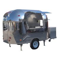 China 1.5kw Mobile Canteen Trucks with Video Technical Support Vintage Airstream Truck for sale