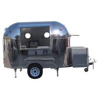 China 1.5kw Mobile Canteen Trucks with Video Technical Support Vintage Airstream Truck for sale