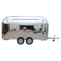 China 1.5kw Mobile Canteen Trucks with Video Technical Support Vintage Airstream Truck for sale