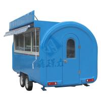 China Popcorn Machine Cart Removable Fast Food Cart Ice Cream Trailer for Vending Burger for sale