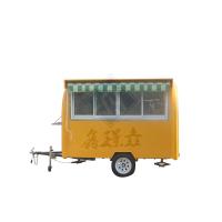 China Popcorn Machine Cart Removable Fast Food Cart Ice Cream Trailer for Vending Burger for sale