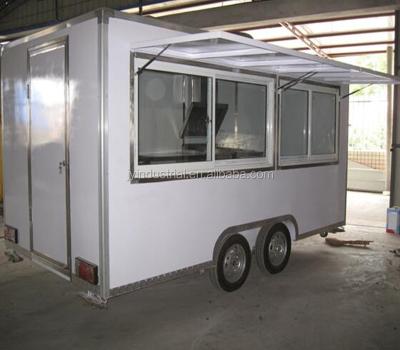 China Australia Standard Mobile Food Trailer for Kitchen Spice Cart and Customizable 1500kg for sale