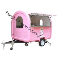China Boiler Fibre Glass Australia Standard Street Fast Mobile Food Cart Truck Trailer with Kitchen for sale