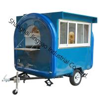 China Boiler Fibre Glass Australia Standard Street Fast Mobile Food Cart Truck Trailer with Kitchen for sale