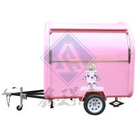 China Round Model Mobile Food Truck for Outdoor Snacks and Drinks on 250 Commercial Street for sale