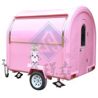 China Round Model Mobile Food Truck for Outdoor Snacks and Drinks on 250 Commercial Street for sale
