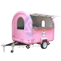 China Round Model Mobile Food Truck for Outdoor Snacks and Drinks on 250 Commercial Street for sale