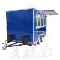 China Outdoor Street Food Cart for BBQ Pizza Burger Ice Cream Coffee Electric Caravan Trailer for sale