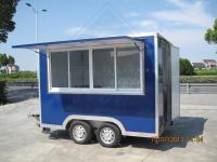 China Electric Mobile Food Cart with Rolling Kitchen and Spare Parts After Service for sale