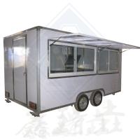 China Galvanized Steel Street Food Car with All-Inclusive Interior and Snacks Included for sale