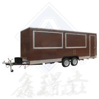 China Galvanized Steel Street Food Car with All-Inclusive Interior and Snacks Included for sale
