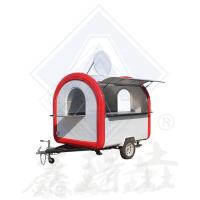 China Galvanized Steel Street Food Car with All-Inclusive Interior and Snacks Included for sale