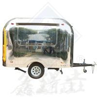 China Galvanized Steel Street Food Car with All-Inclusive Interior and Snacks Included for sale