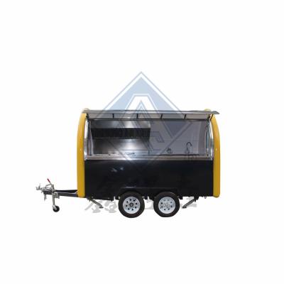 China Outdoor Street Vending Double Axles Customized Food Snack Truck with Equipment for sale
