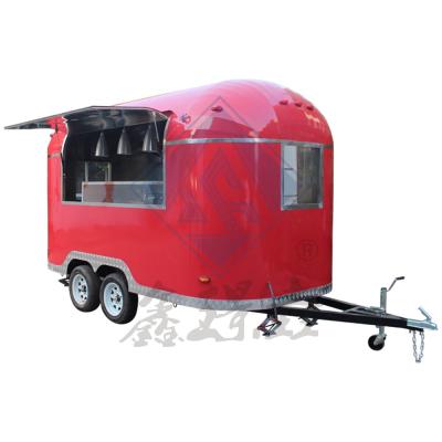 China Stainless Steel/Galvanized Sheet/Aluminum Food Truck with Single/Double Axles and Good for sale