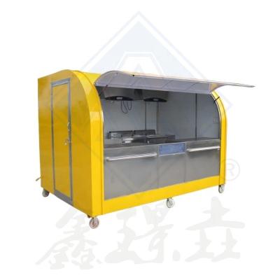 China Commercial Food Carts Customized Food Truck with Full Kitchen and Top Deck for sale