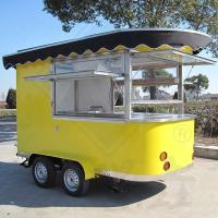 China Commercial Food Carts Customized Food Truck with Full Kitchen and Top Deck for sale
