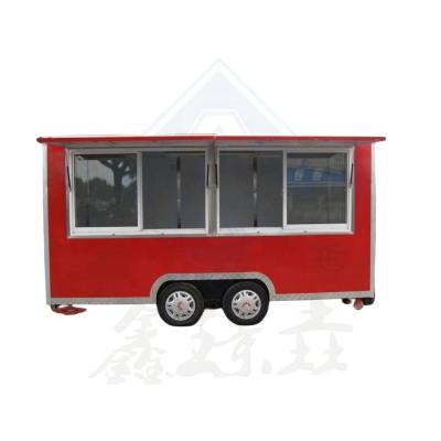 China Stainless Steel Electric Mobile Kitchen Food Truck for Fully Equipped Cart for sale