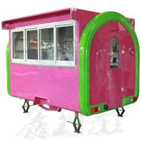 China Machinery Function Food Service Trailer Cart for Drivable Funky Bubble Tea Work Station for sale