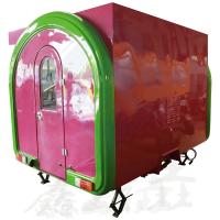 China Machinery Function Food Service Trailer Cart for Drivable Funky Bubble Tea Work Station for sale