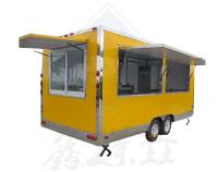 China Snacks Dumpling Mobile Food Cart with Full Kitchen and Seating Video Technical Support for sale