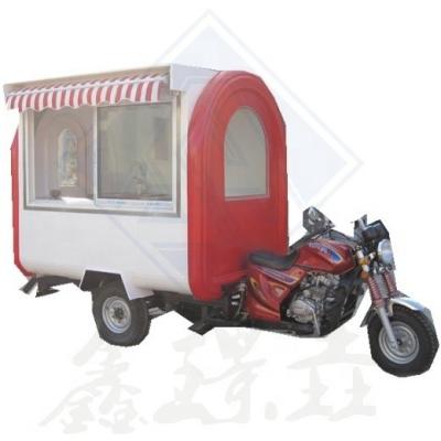 China Electric Food Truck for Vending Snack Ice Cream Motor Tuk Tuk Gas Cart Motorcycle for sale