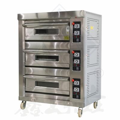 China 1640*850*1645mm Food Industry Equipment Baking Oven for Donuts and Electric Deck Oven for sale