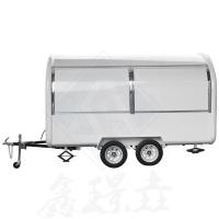 China Customised Food Cart Display Bicycle Cart Stand for Shawarma Fabrication Output Product for sale