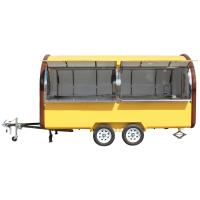 China 1000kg Capacity Bus Food Truck with Galvanized Steel Material and Awning Lock Door Latch for sale