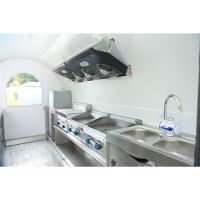 China 1000kg Capacity Bus Food Truck with Galvanized Steel Material and Awning Lock Door Latch for sale