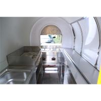 China 1000kg Capacity Bus Food Truck with Galvanized Steel Material and Awning Lock Door Latch for sale