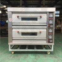 China 13.2KW Stainless Steel Commercial Gas Deck Baking Oven for Stainlee Steel Snacks for sale