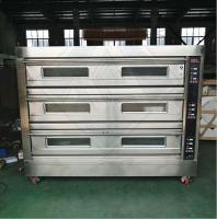 China 13.2KW Stainless Steel Commercial Gas Deck Baking Oven for Stainlee Steel Snacks for sale