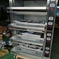 China 13.2KW Stainless Steel Commercial Gas Deck Baking Oven for Stainlee Steel Snacks for sale