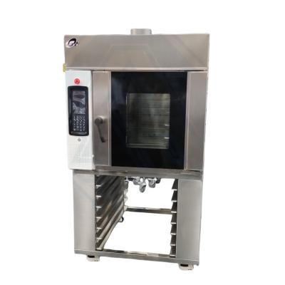 China Industrial Electric Rotary Convection Oven for Bakery Capacity 5/8/10/12/15 Trays 250 KG for sale
