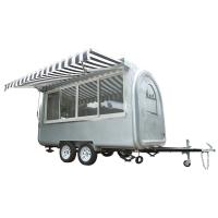 China Mobile Store Fast Food Cart CE/Mobile Food Vending Van 220*20*230 for sale