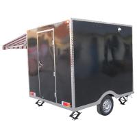 China Full Kitchen Food Truck Caravan for Frozen Food Transport and High Productivity for sale