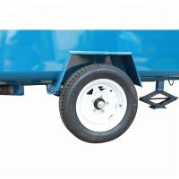 China Customized External Stickers CE OEM GAS Food Truck with Stainless Steel and Big Wheel for sale