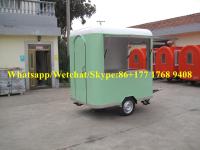 China Electrical Food Truck 220V EEC Mobile Food Carts with E-Track Tie-Down Rails and More for sale