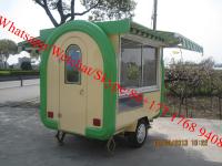 China Electrical Food Truck 220V EEC Mobile Food Carts with E-Track Tie-Down Rails and More for sale