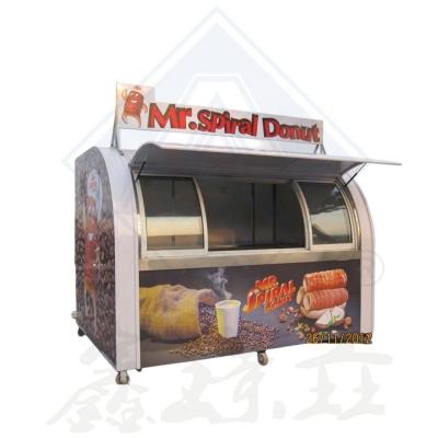 China Galvanized Steel Fully Equipped Food Truck for Delicious Crepes Tacos and Coffee for sale