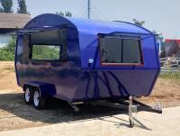 China Galvanized Steel Fully Equipped Food Truck for Delicious Crepes Tacos and Coffee for sale