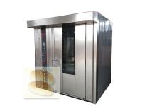 China Electric Gas Diesel Industrial Steam Fully Automatic Rotary Oven for Bread Making 50.5kw for sale