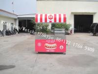 China Mobile Food Trucks Other Mobile Coffee Bike Serving Cart 1.5kw Chuck Wagon for sale
