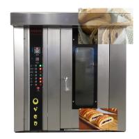 China 400*600 / 800*600mm Tray Size Gas Rotary Oven for Baking Pita Bread on Automatic Line for sale