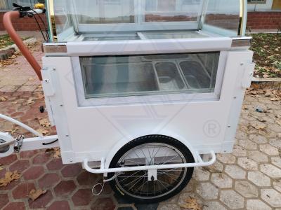 China Field Maintenance Food Service Trailer Cart for Outdoor 2023 Mobile Bike Coffee Cart for sale